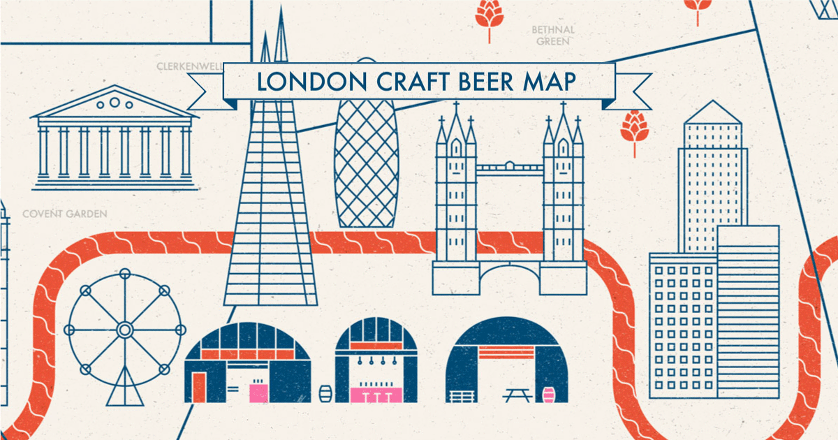 London Craft Beer Map | Activity Superstore